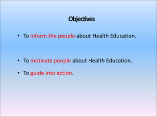 Health Education | PPT