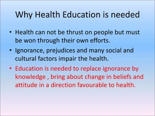 Health Education | PPT