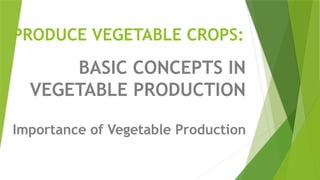 PPT 1 IMPORTANCE OF VEGETABLE PRODUCTION.pptx