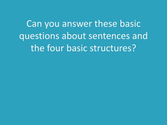 PPT 1 intro.ppt sentence structure help us to understand the ...