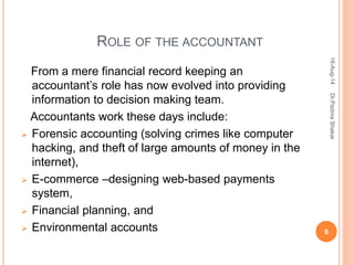 Ppt 1 introduction to accounting | PPSX