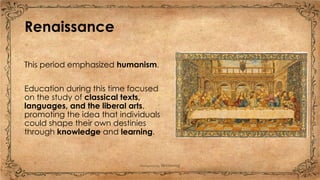 The Evolution of Education: Ancient to Modern Times | PPTX