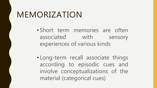 Memorization: Getting the Facts Straight | PPTX