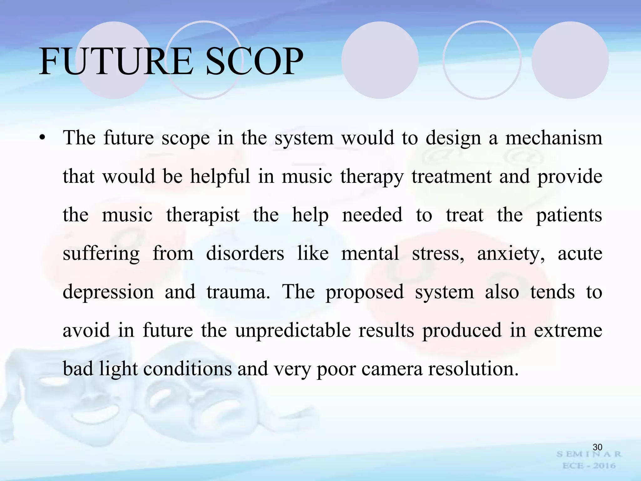 Emotion based music player | PPTX