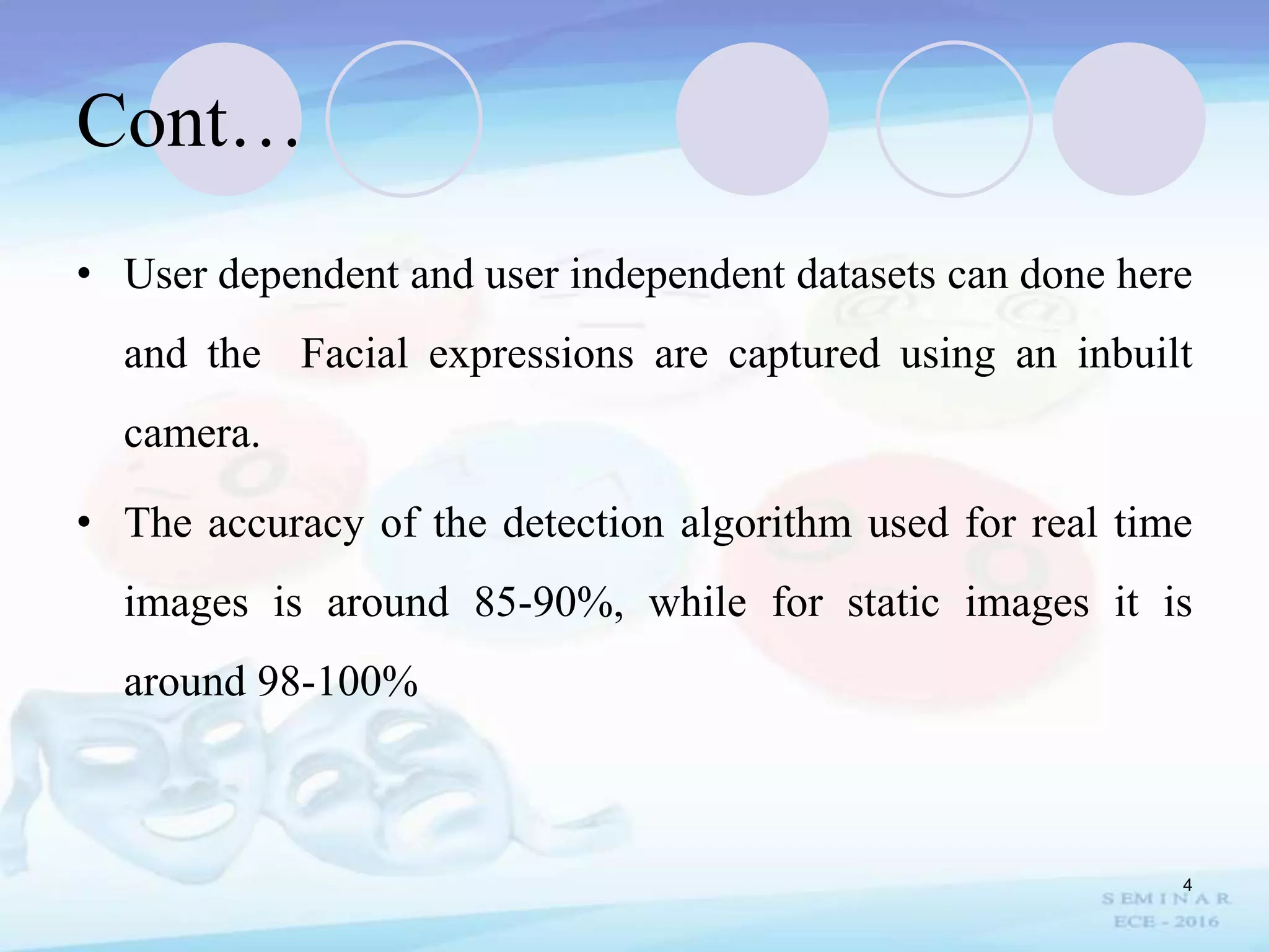 Emotion based music player | PPTX