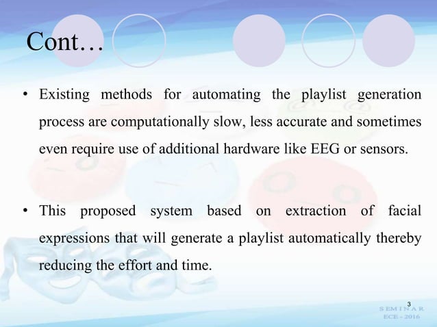 Emotion based music player | PPTX | Digital Audio | Computer Software and Applications