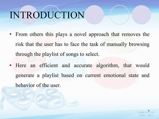 Emotion based music player | PPTX | Digital Audio | Computer Software and Applications