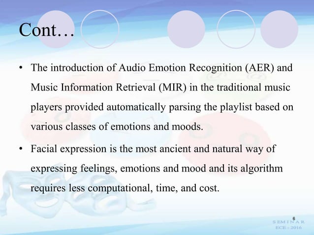 Emotion based music player | PPTX | Digital Audio | Computer Software and Applications