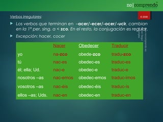 Presente indicativo Espanhol | PPT