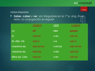 Presente indicativo Espanhol | PPT