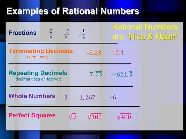 PPT1_Rational-and-Irrational-Numbers-PowerPoint.pptx | Physics | Science