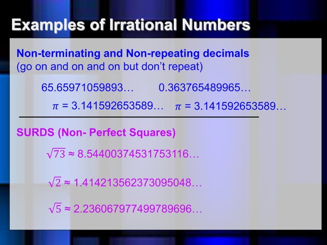 PPT1_Rational-and-Irrational-Numbers-PowerPoint.pptx | Physics | Science