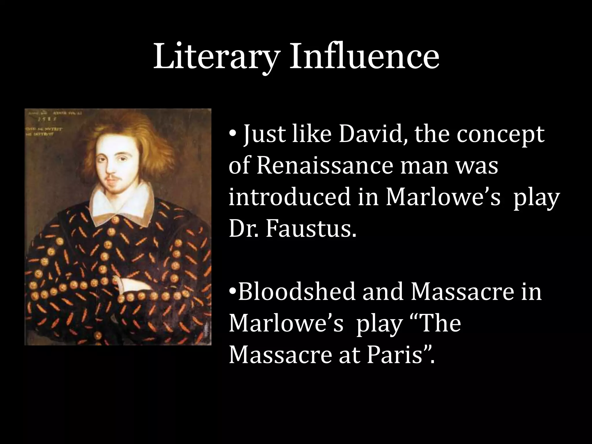 Renaissance Art & Christopher Marlowe | PPTX