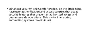 SIMATIC HMI Comfort Panels: Elevate Your Industrial Control | PPTX
