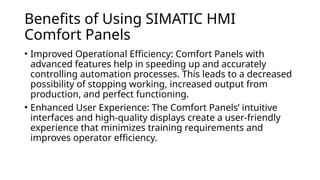 SIMATIC HMI Comfort Panels: Elevate Your Industrial Control | PPTX