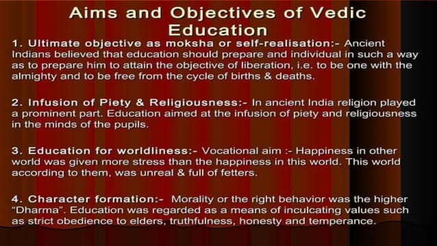 Vedic period education system and process of development | PPTX | Education