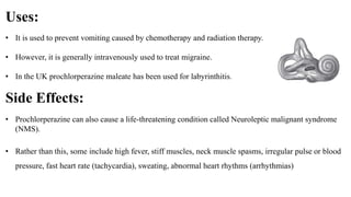 Synthesis and Uses of Amsacrine and Prochlorperazine | PPTX