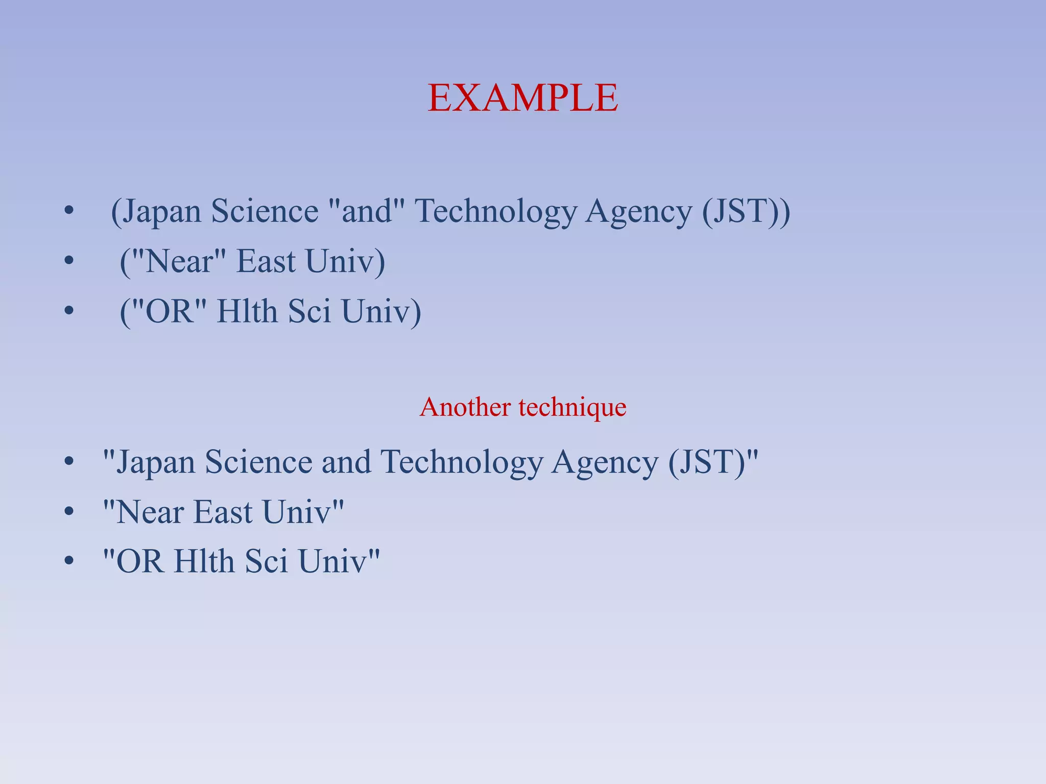 Web of Science | PPTX