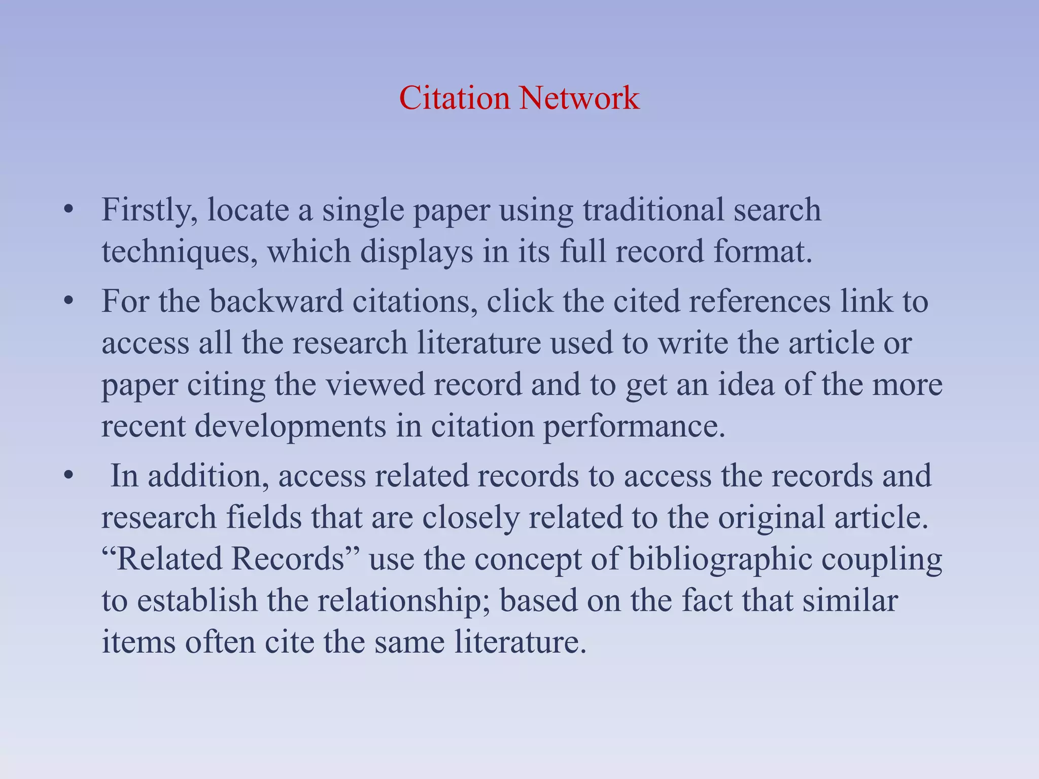 Web of Science | PPTX