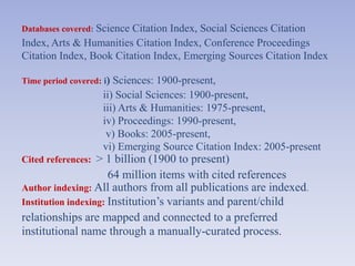 Web of Science | PPTX