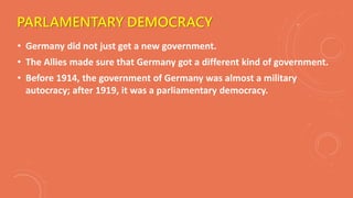 CAMBRIDGE IGCSE HISTORY: WEIMAR CONSTITUTION | PPT