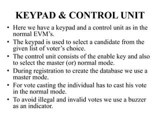 Fingerprint EVM | PPTX | Consumer Electronics | Technology & Computing
