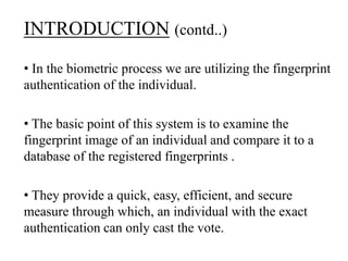 Fingerprint EVM | PPTX | Consumer Electronics | Technology & Computing