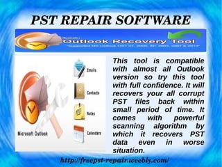 Free PST Repair Tool | PPT