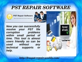 Free PST Repair Tool | ODP