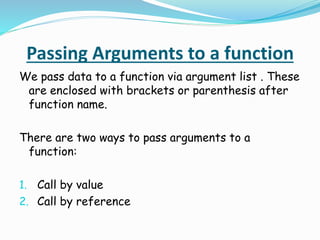 Programming in C sesion 2 | PPTX