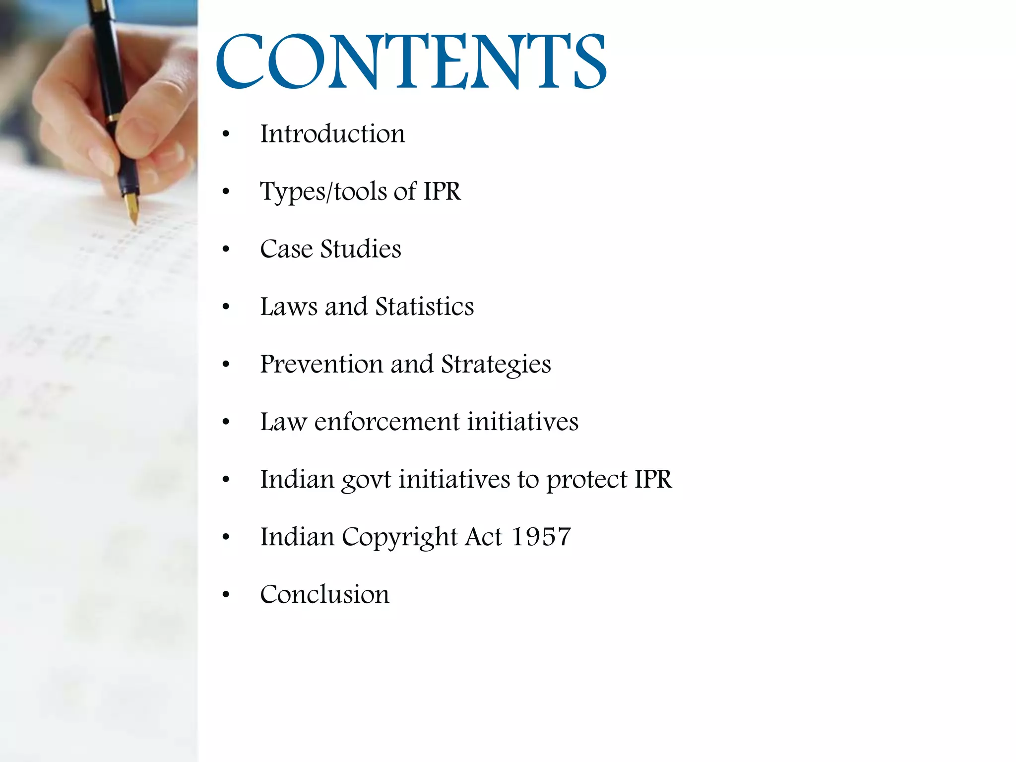 Intellectual property rights | PPTX