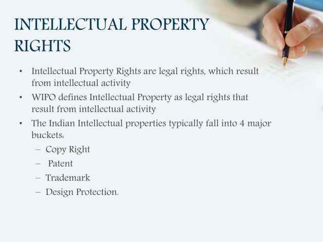 Intellectual property rights | PPTX | Business | Business and Finance