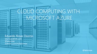 Basic Cloud Computing and Azure Services course | PPT