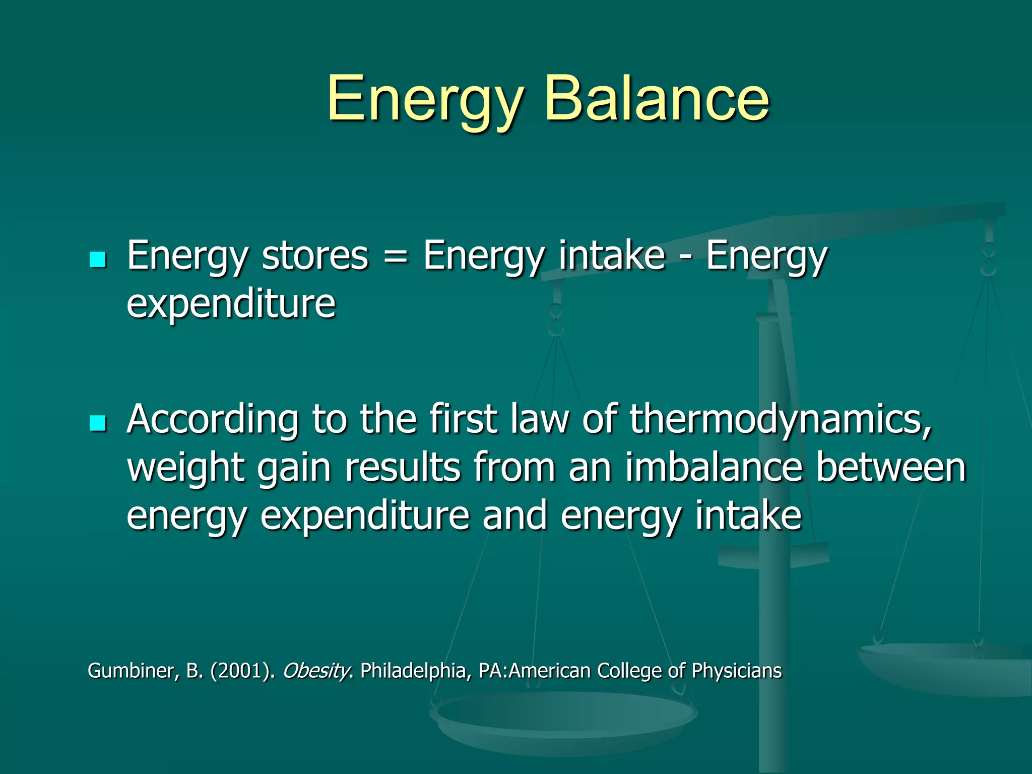 Energy Balance | PPSX