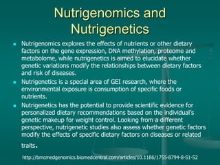 Gene and Environment Interactions | PPSX