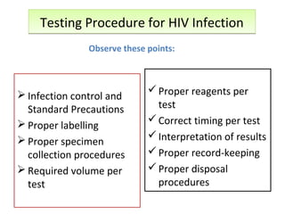 Ppt2.hiv testing technologies | PPT