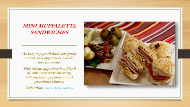 5 perfect pool party appetizers | PPTX | Desserts and Baking | Food & Drink