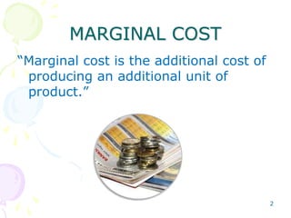 MARGINAL COSTING AS A TOOL FOR DECISION MAKING | PPTX