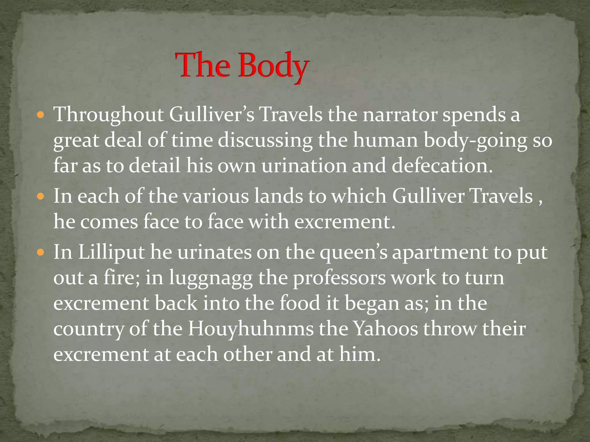 Gulliver Travels Themes | PPTX | Books and Literature