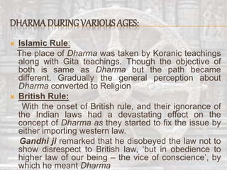 Dharma in Indian thought | PPTX