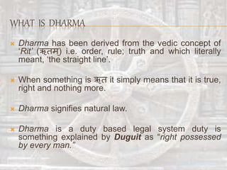 Dharma in Indian thought | PPTX