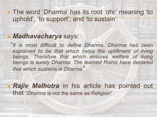 Dharma Definition