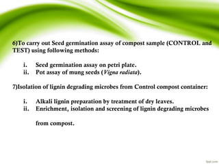 Sustainable developed compost | PPT