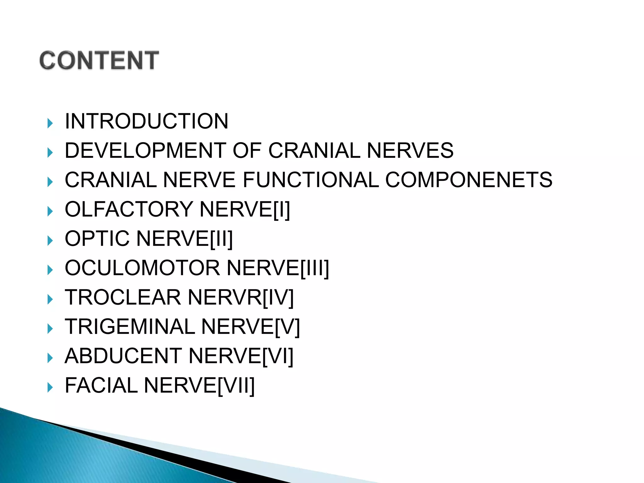 seminar on cranial nerve | PPTX
