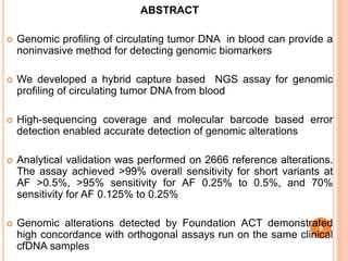 research paper presentation: HYBRID CAPTURE BASED NGS FOR GENOMIC ...