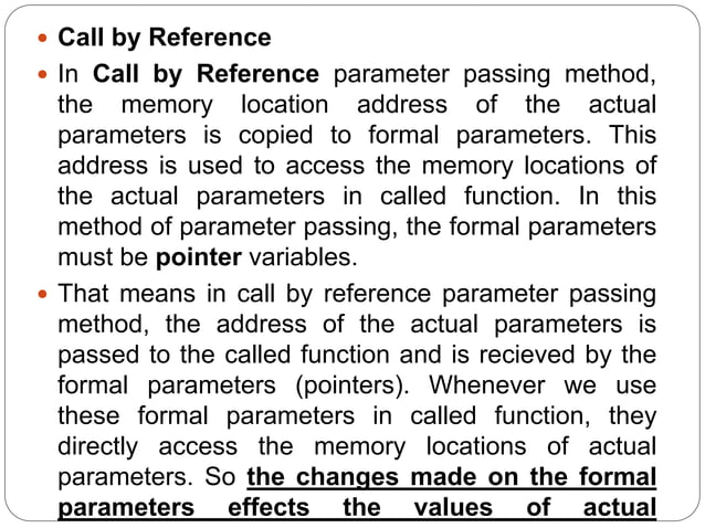 C Programming Unit-2 | PPT C Programming Unit-2 | PPT