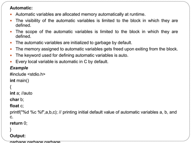 C Programming Unit 2 Ppt 4929
