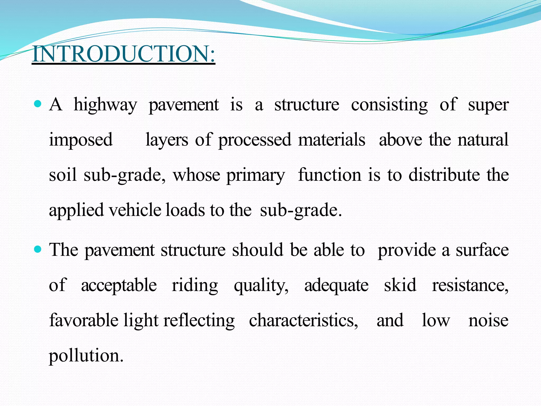 PAVEMENT DESIGN | PPTX