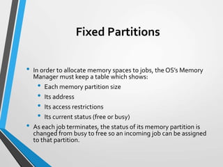 Memory Management | PPT