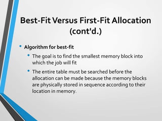 Memory Management | PPT